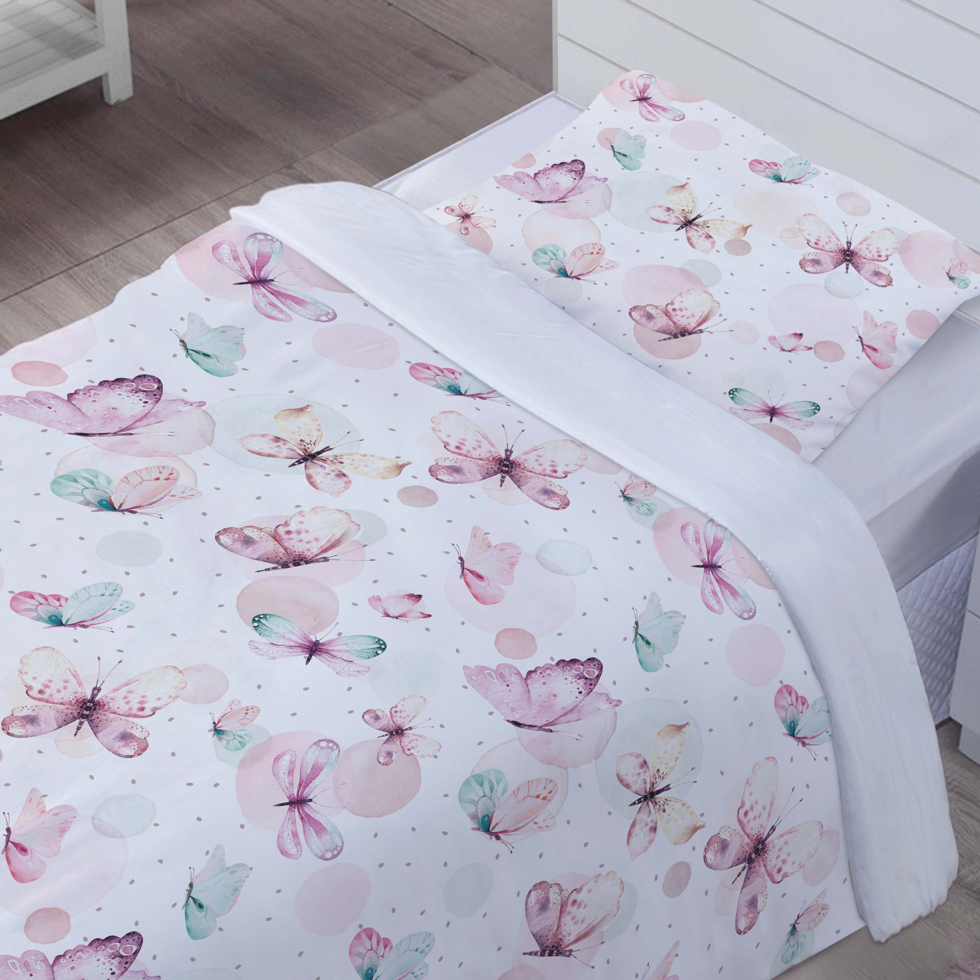 Edredom Solteiro dupla face 100% Algodão Extra Macio